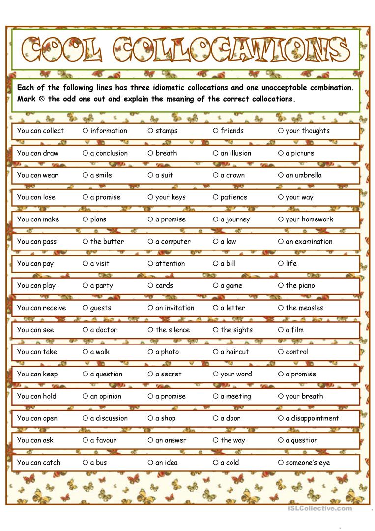 Collocations - a neverending story