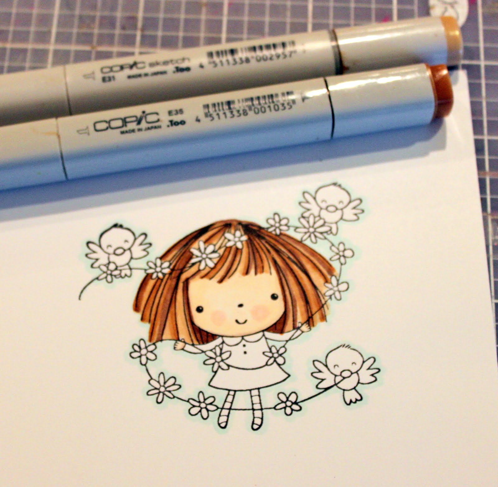 My Blog: Coloring Mimi: A Copic Marker Tutorial