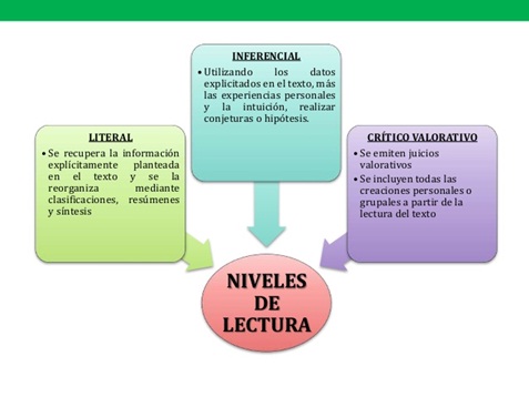 LOS NIVELES DE COMPRENSIÓN LECTORA