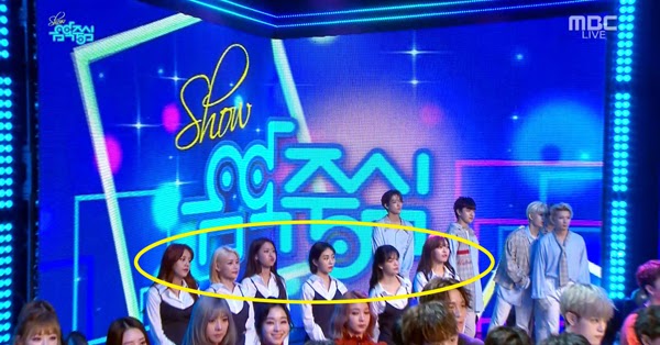 D編集長の裏ブログ: AOAがいつも音楽番組のエンディングステージで後ろのほうにいる理由