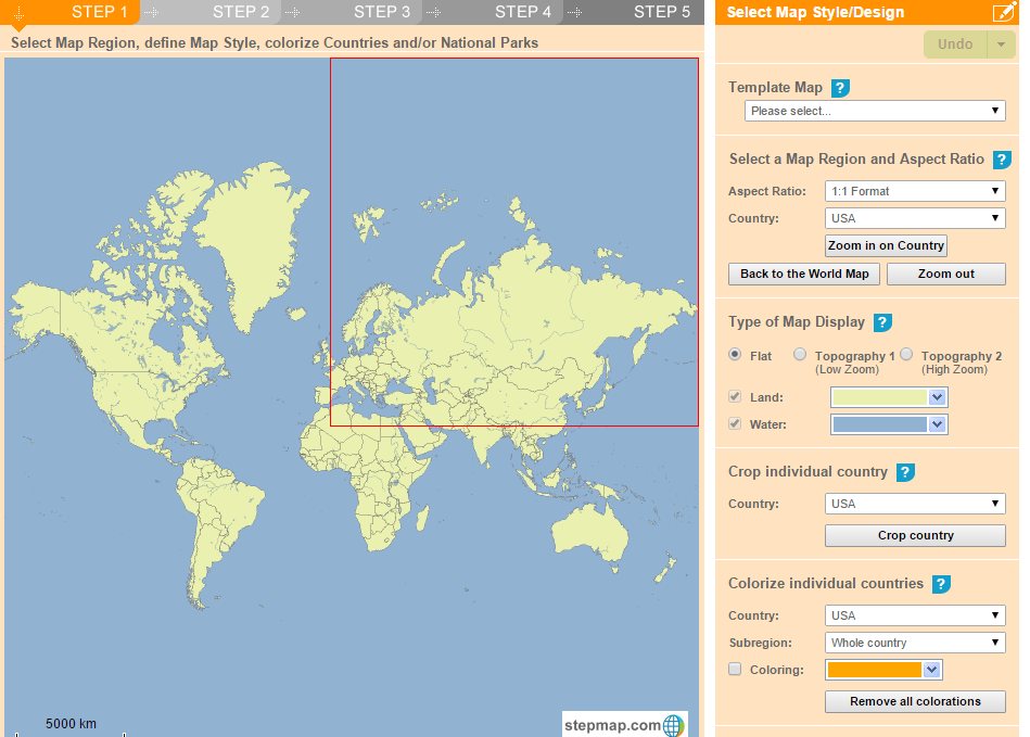 StepMap: Crear un mapa en cinco pasos