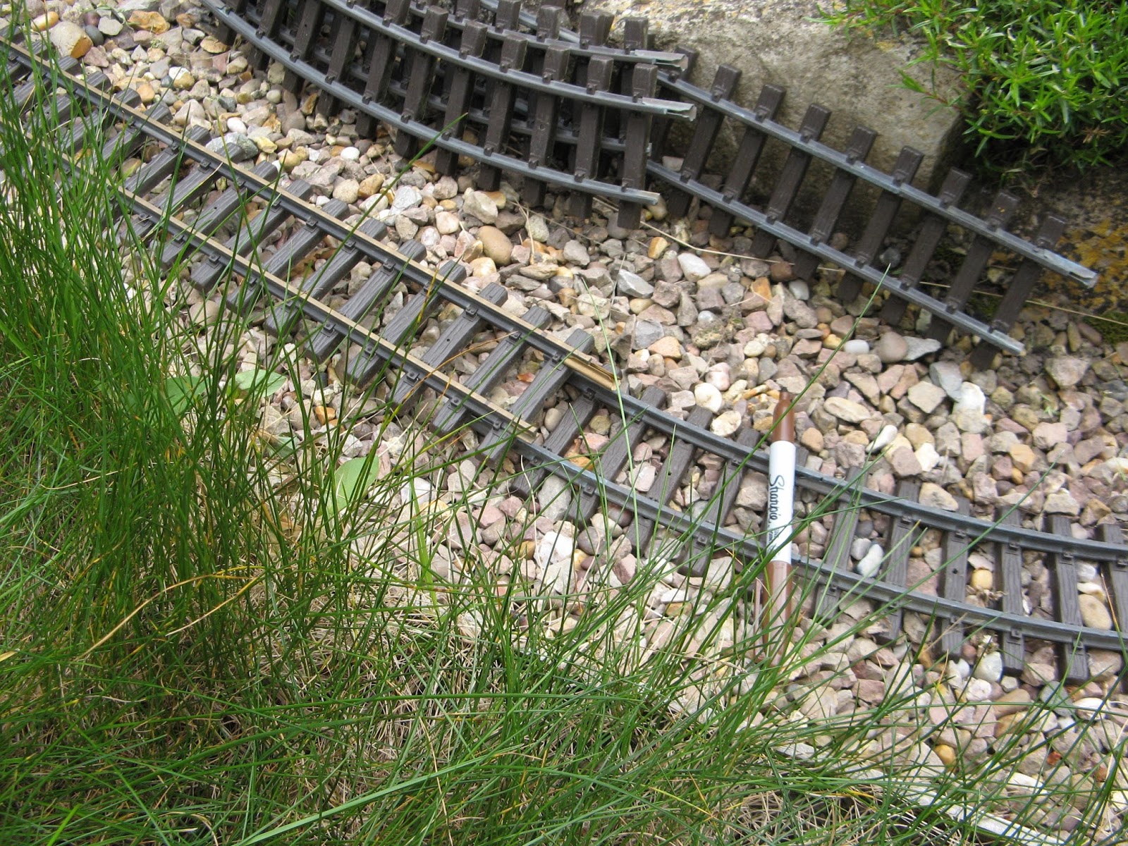 Canford Valley Railway: Track maintenance and first train running ...