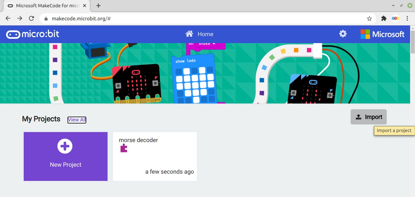 Μορς με micro:bits και MakeCode