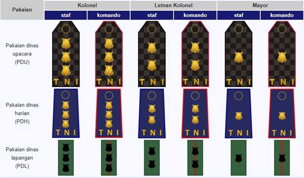 Urutan Pangkat Tni Ad, Al, Au Dari Terendah Hingga Tertinggi - Fezarzone