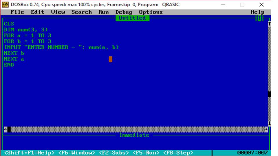Computer Knowledge & Tips: QBASIC ARRAY & GRAPHICS CLASS VIII