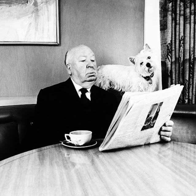 20 Vintage Photos of Alfred Hitchcock Being a Big Goof ~ Vintage Everyday