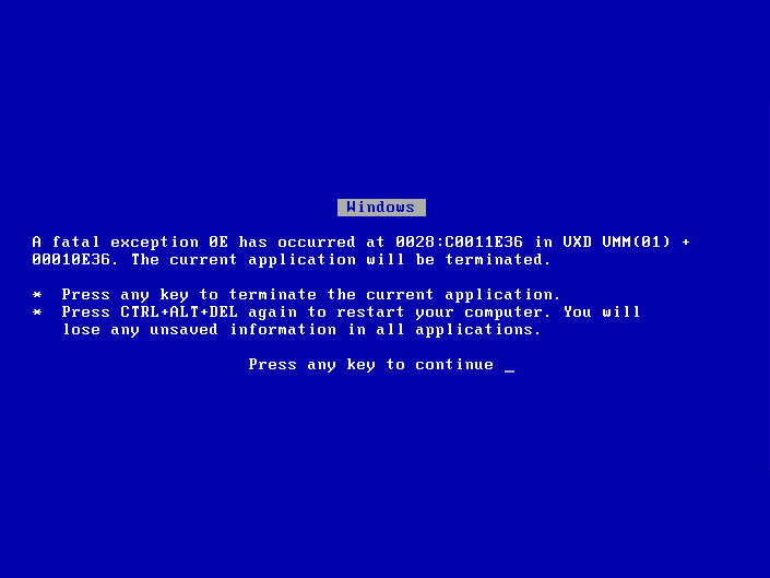 Windows merubah tampilan BSOD - Husnan[dot]Com