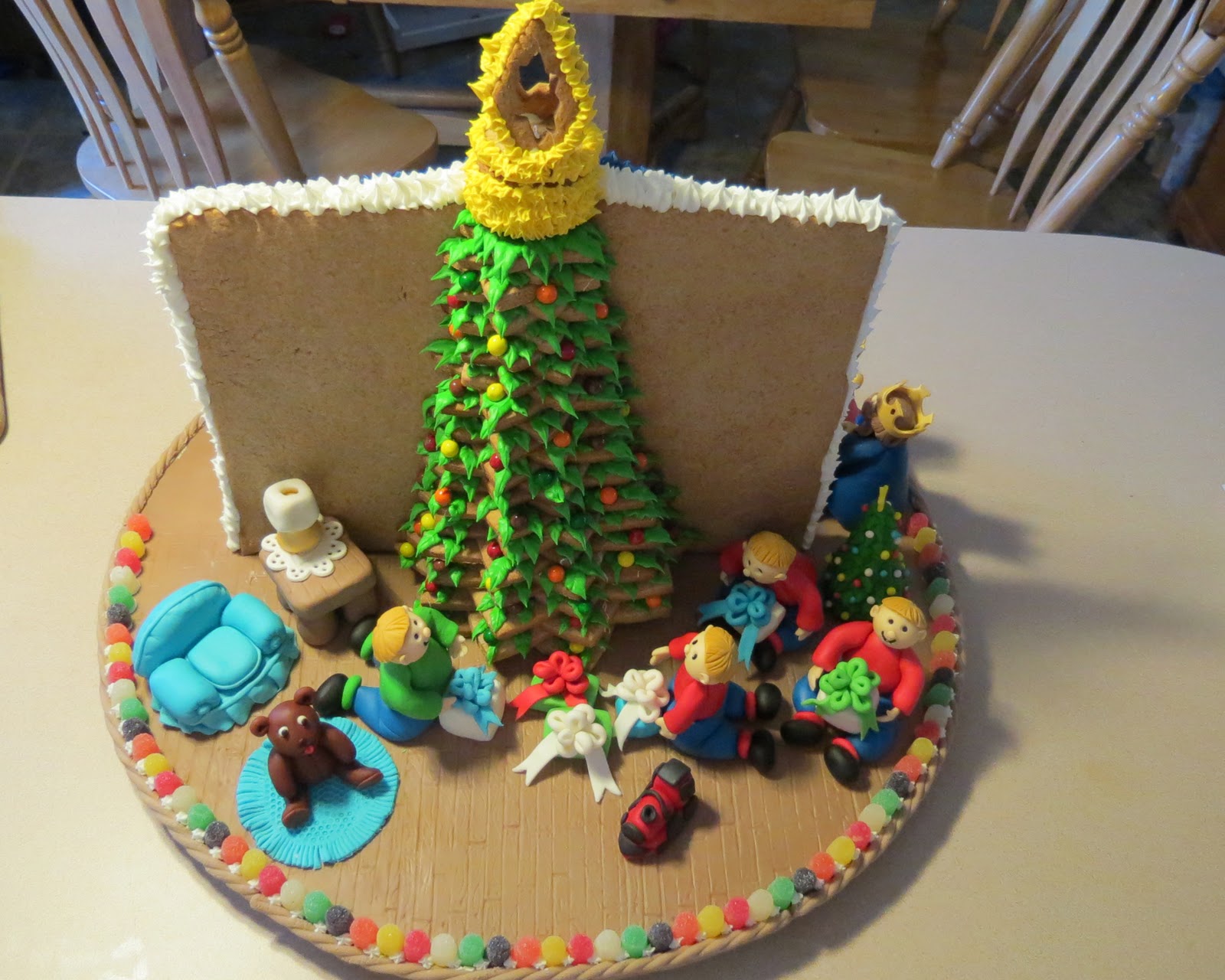 Dragonflies and Lily Pads: Gingerbread Nativity