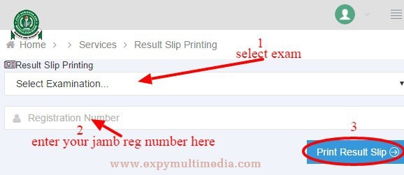 Step by step guide on how to pay and print JAMB original result.