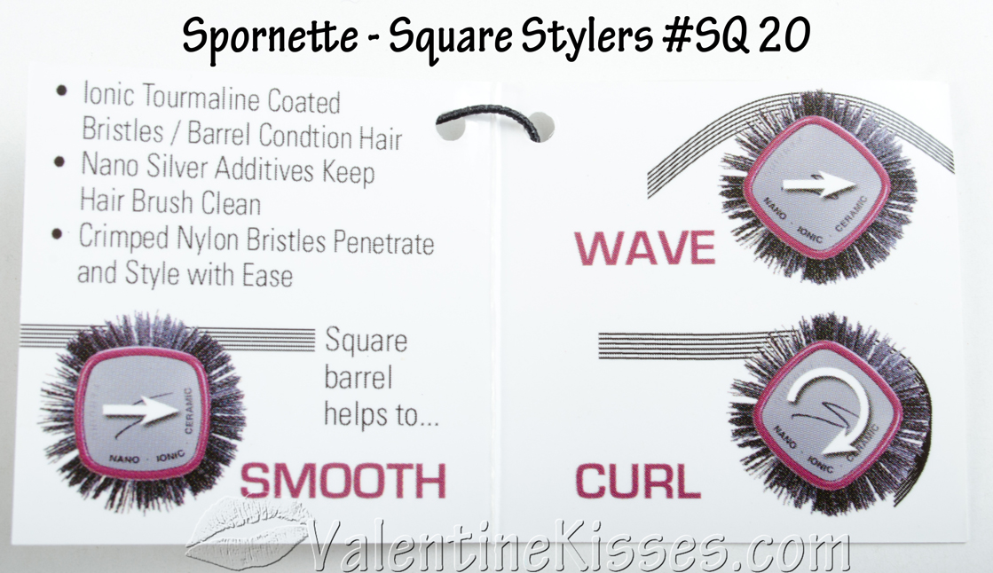 Valentine Kisses: Spornette Brushes: Pronto, Ultra Lite, Square Stylers ...