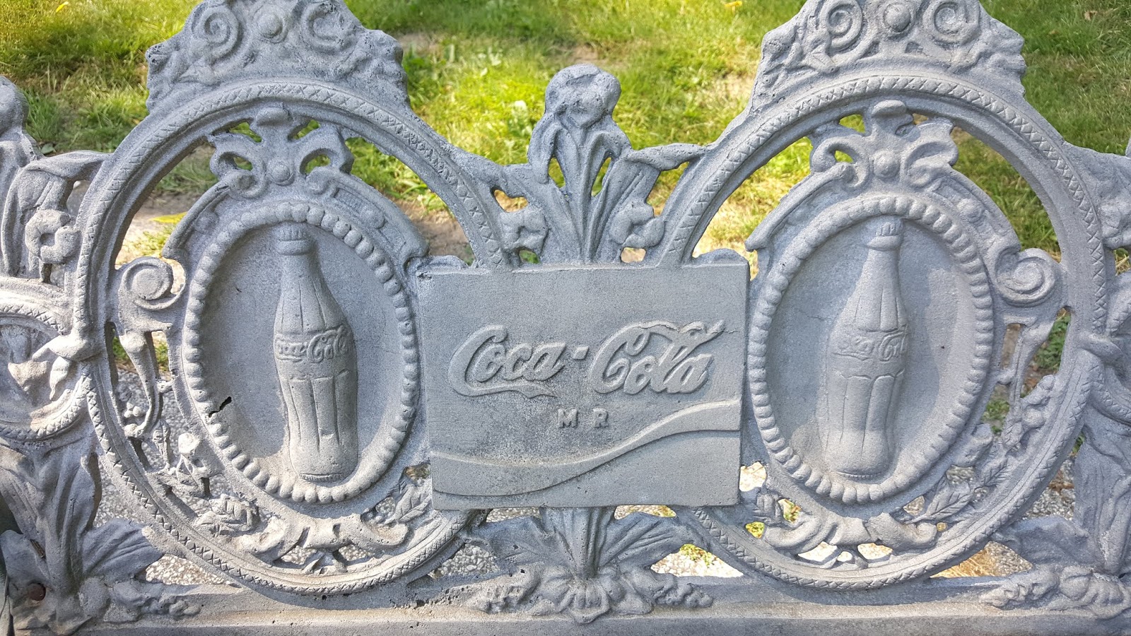 Gear Acres at Top of the Hill: Purchased a Coca Cola Bench