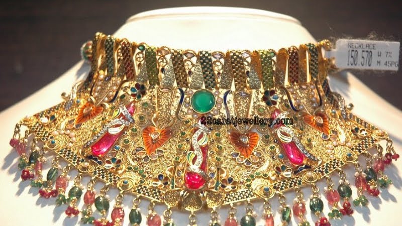 Pakistani Gold Bridal Necklace and Ara Vanki Designs Gallery ...