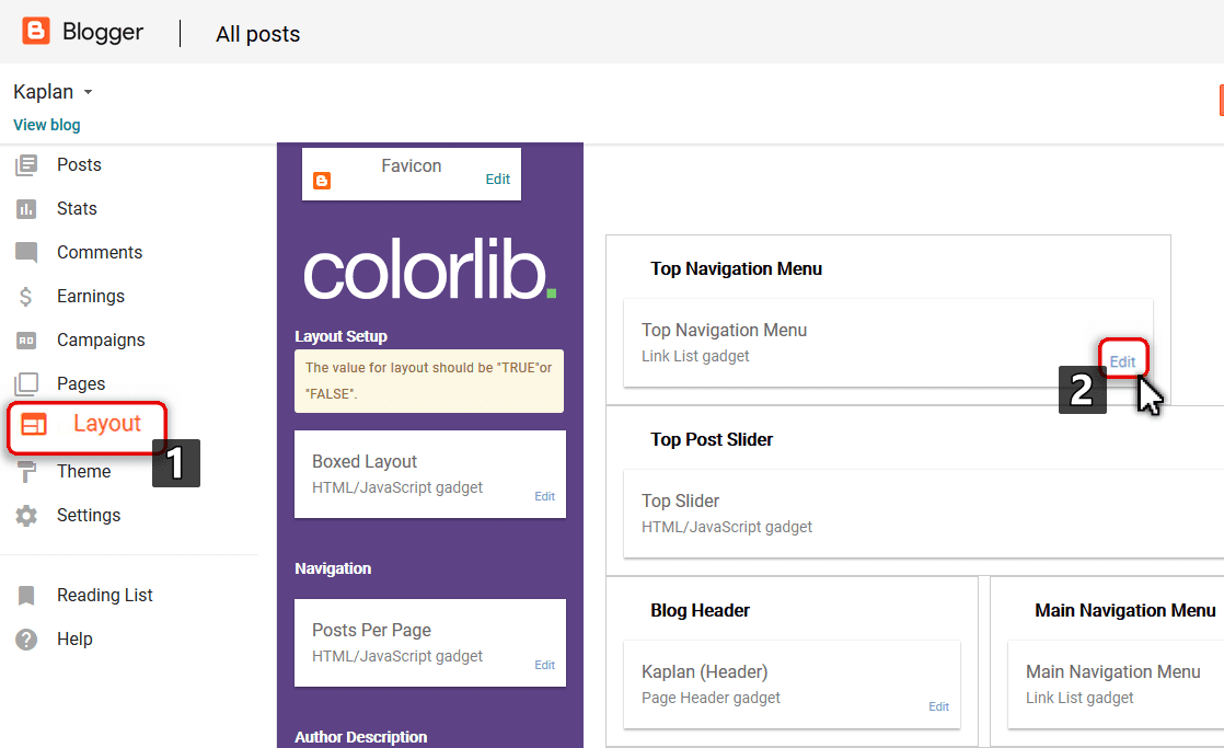 Documentation - Plasma Blogger Template