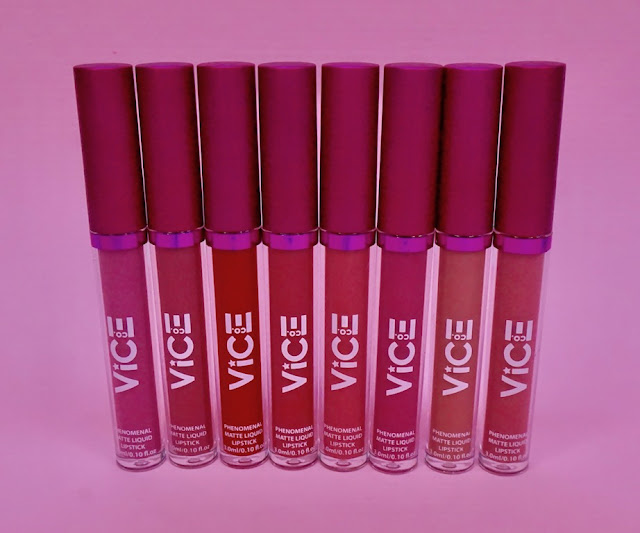 Vice Cosmetics Lipsticks NEW SHADES! Complete swatches + Youtube Video