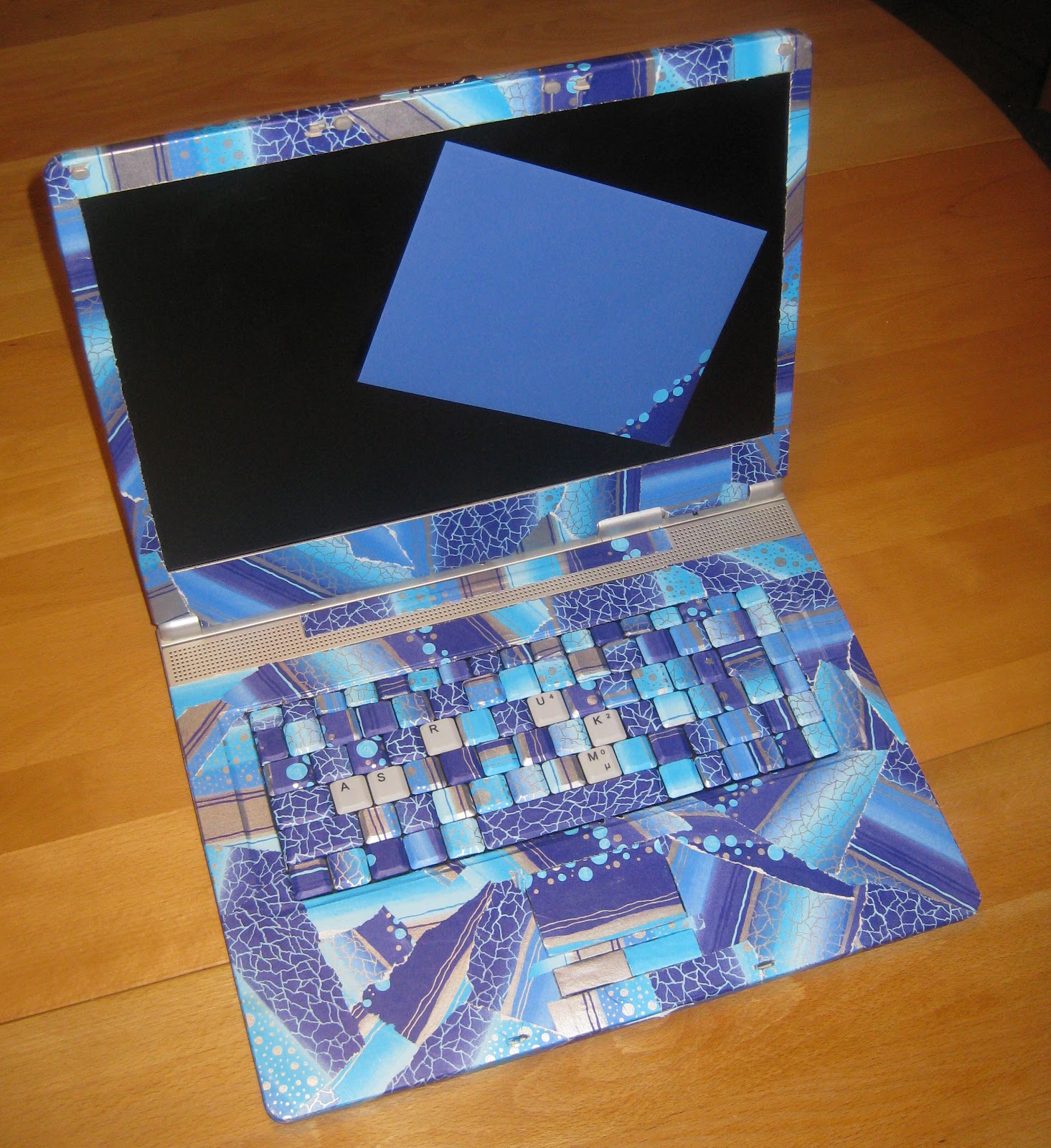 365 Days of Stargazing: 212. Wrapped Laptop with Star