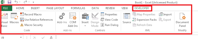 Mengaktifkan Menu Developer Pada Microsoft Excel 2010 ~ Arsitek Masa Depan