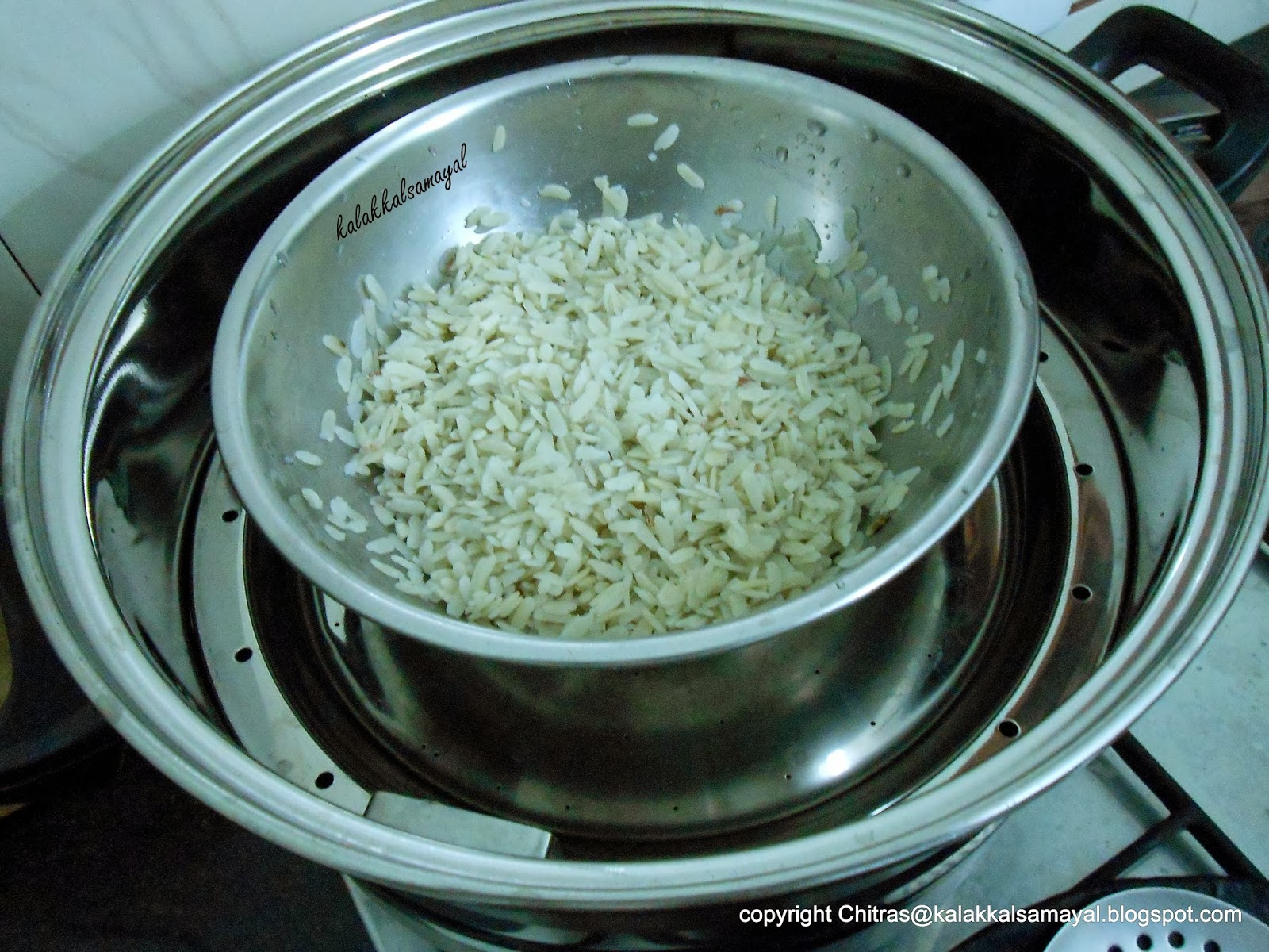 kalakkalsamayal: Lemon Aval Steamed