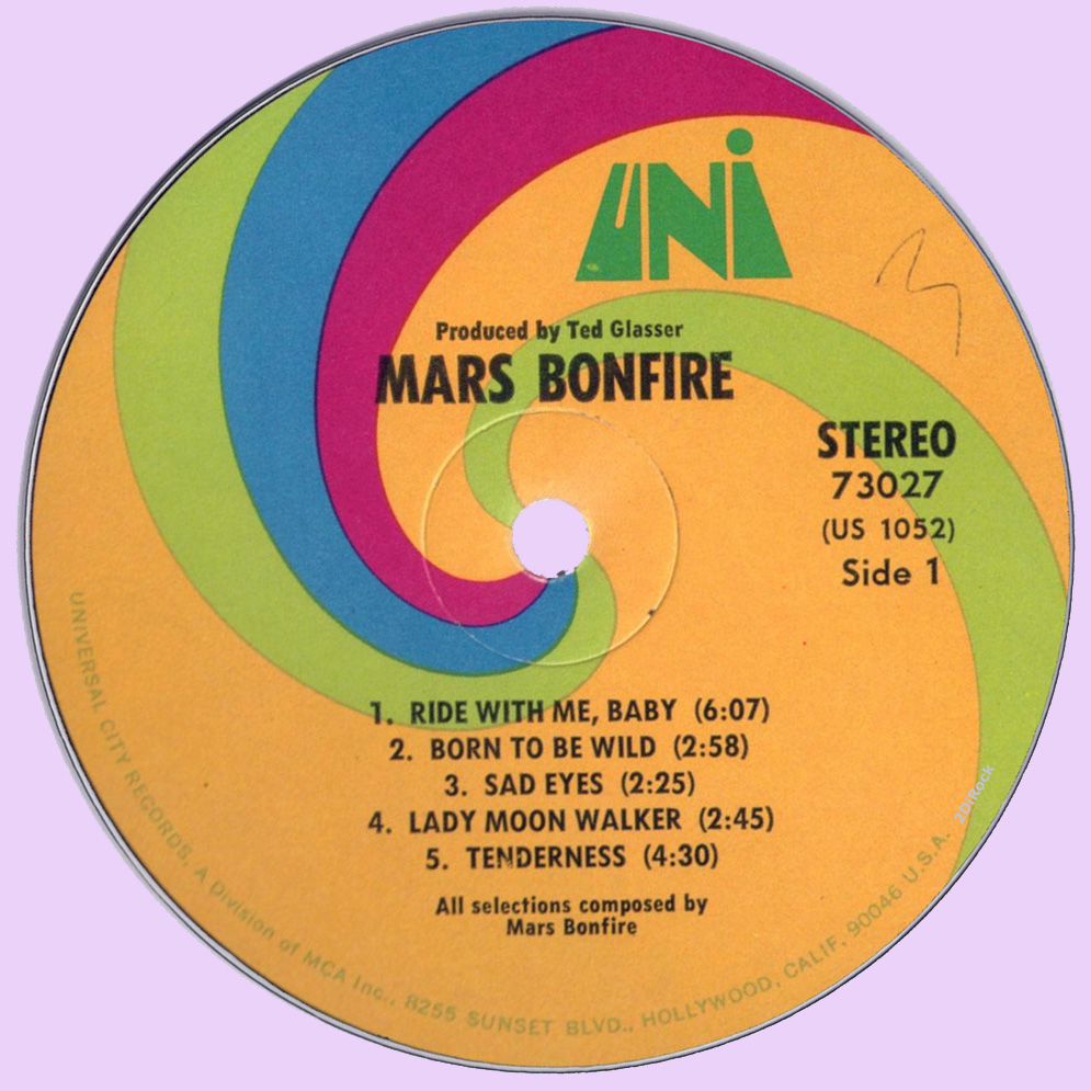 Mars Bonfire - Mars Bonfire (1968 canada, superb classic psych rock ...