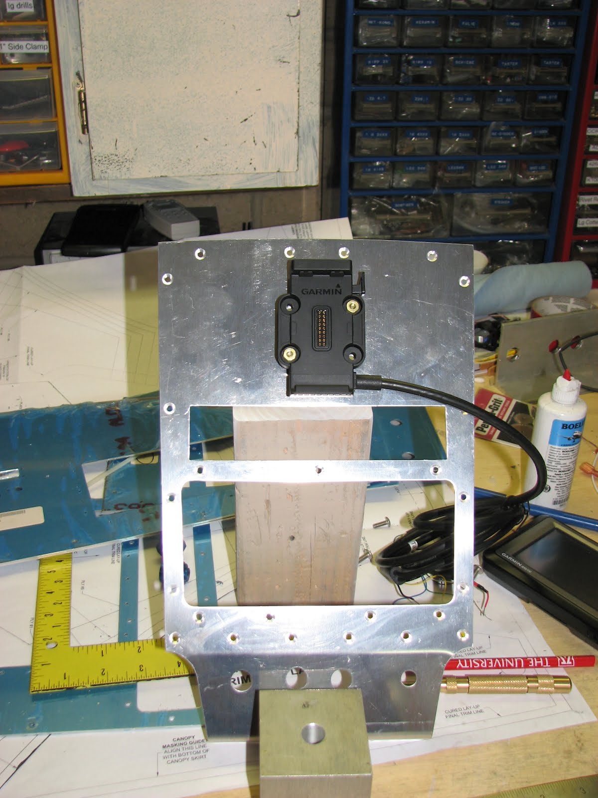 Torsten's RV-12: Instrument Panel Ready for Painting