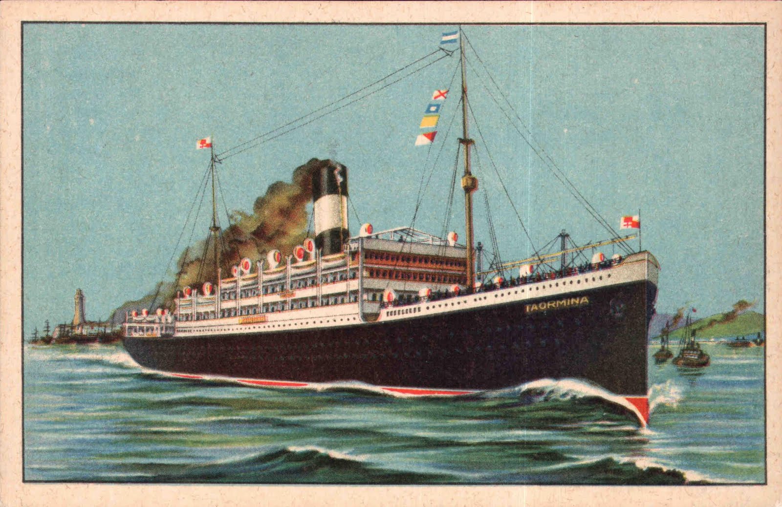 The Genealogy of Torre le Nocelle, Italy: Ship Manifest: Taormina ...