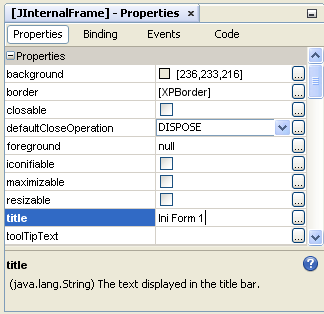 MDI Form pada Java Swing dengan editor Netbeans
