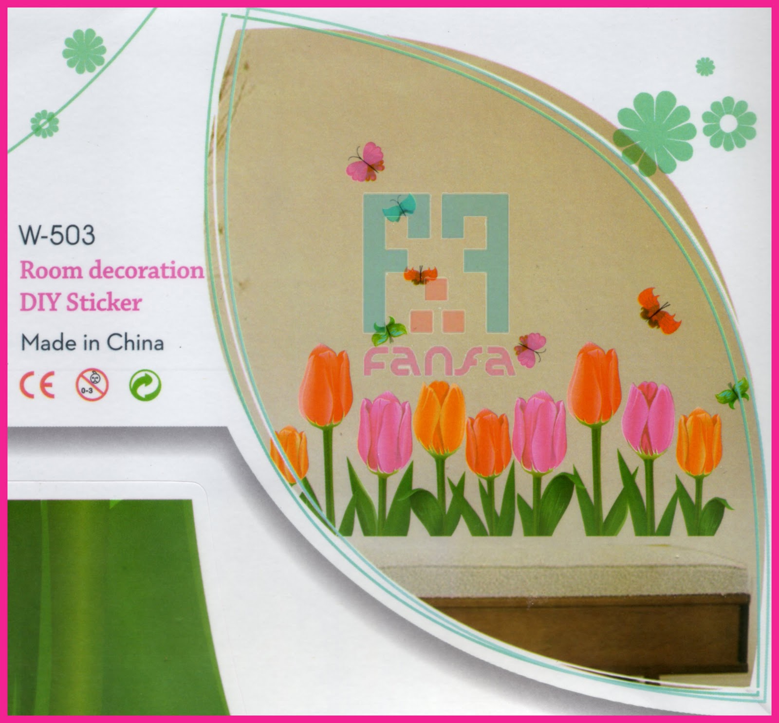 Rumah Sticker FanFa: BIG WALL STICKER UK 51 X 79 CM