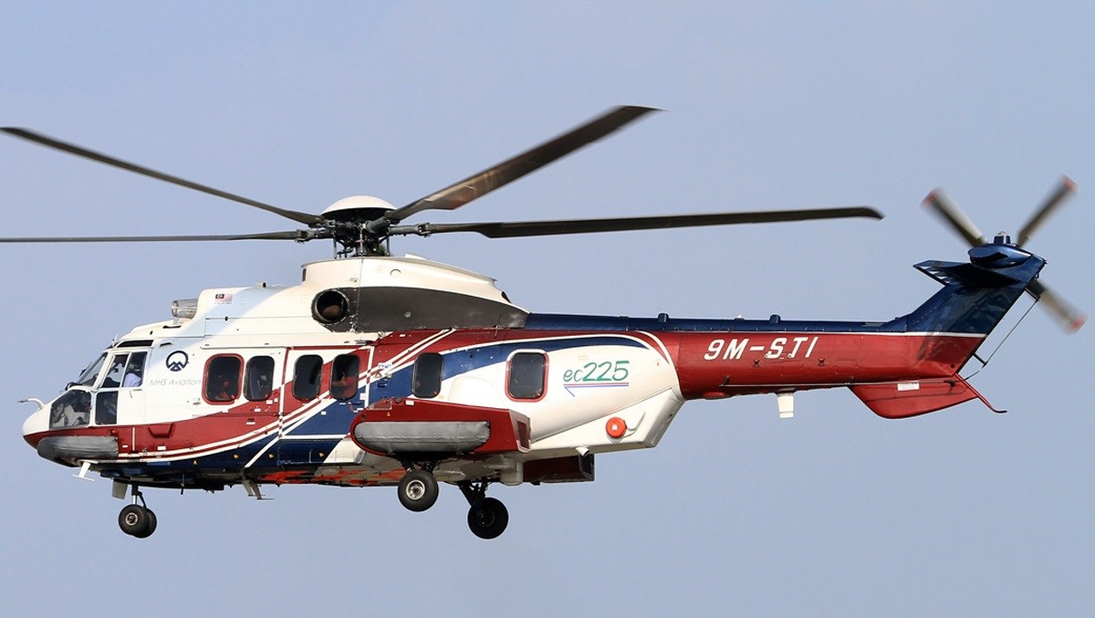 (MHS AVIATION CADET PILOT): MHS AVIATION HELICOPTER MODEL EC225 LP MARK 2.