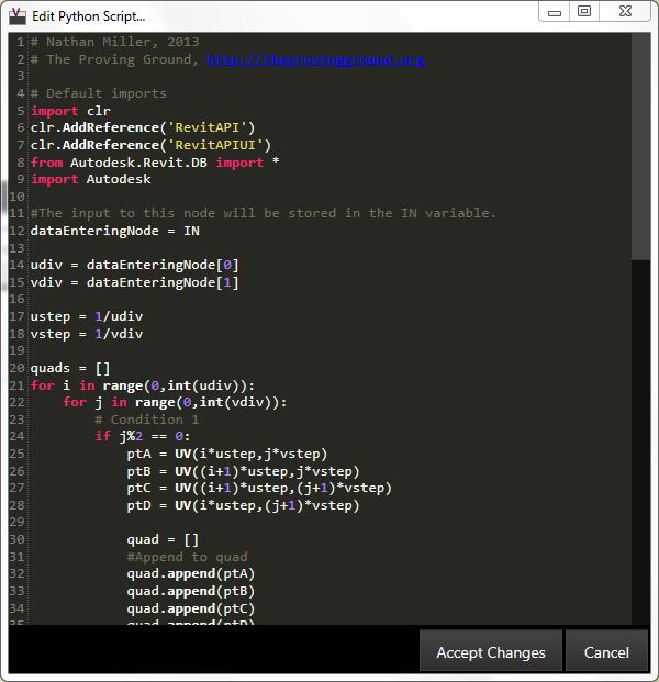 The Proving Ground by Nathan Miller: Porting Panels for Dynamo