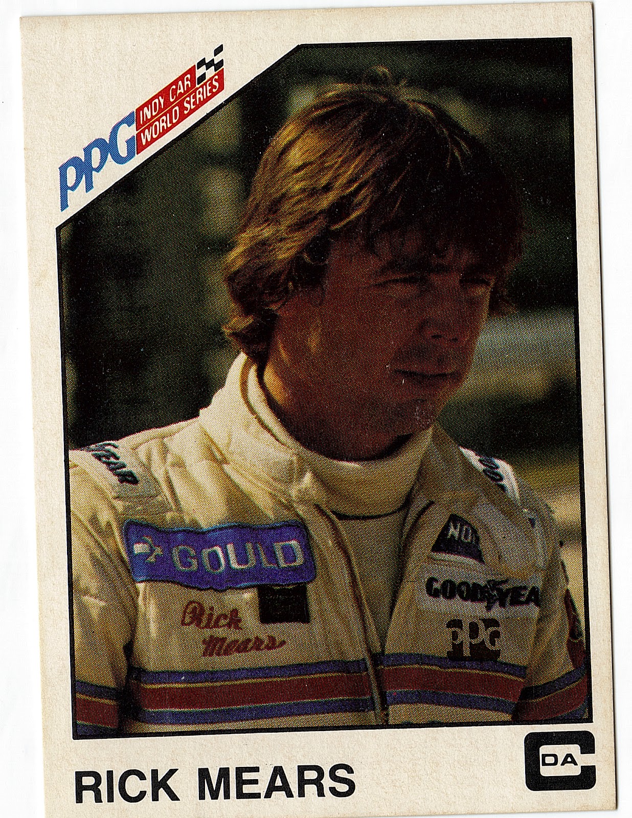 Jeff's Indy Talk: IndyCar Collectible of the Day: Rick Mears "Rookie"Card