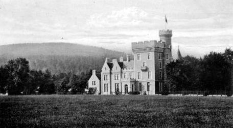 Tour Scotland: Old Photograph Blackhall Castle Scotland