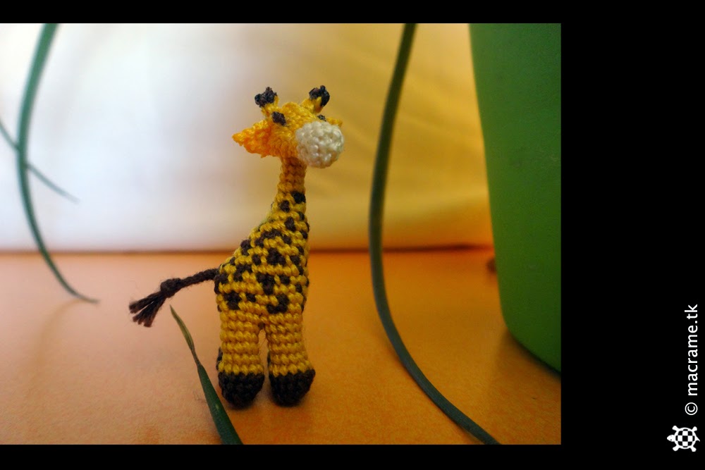 Turtle creates...: ... Macrame Giraffe