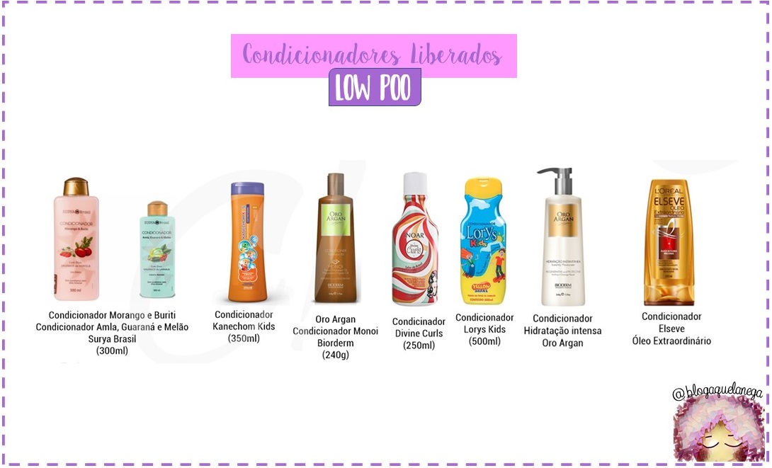 Aquela Nega: Low poo: o que é,substâncias proibidas e produtos liberados.