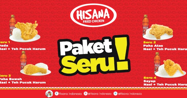 Macam Macam Paket Hisana Fried Chicken Indonesia - Hisana Indonesia