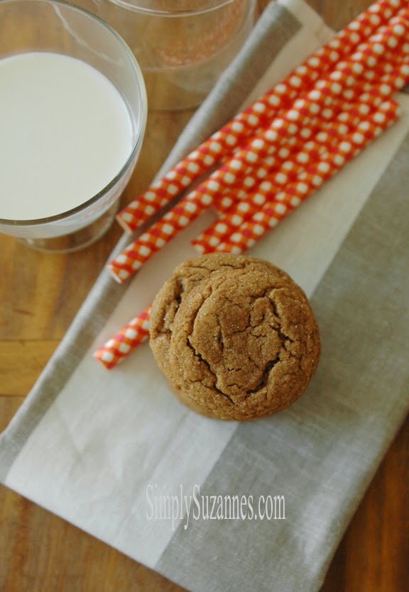 Simply Suzanne's AT HOME: molasses spice cookies