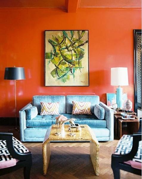 Elite Decor: 2015 Decorating Ideas with Orange Color