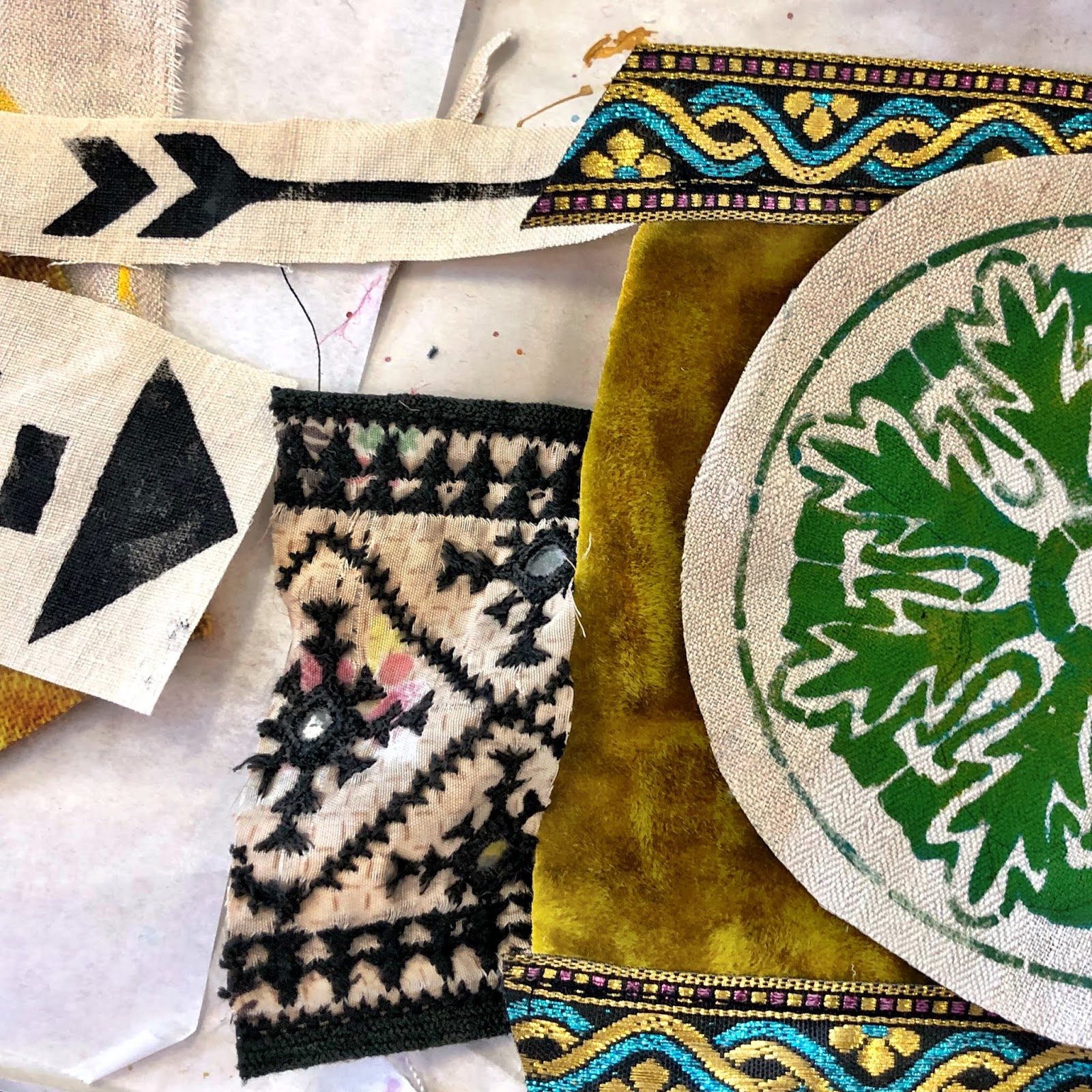 StencilGirl Talk: Happy Patches