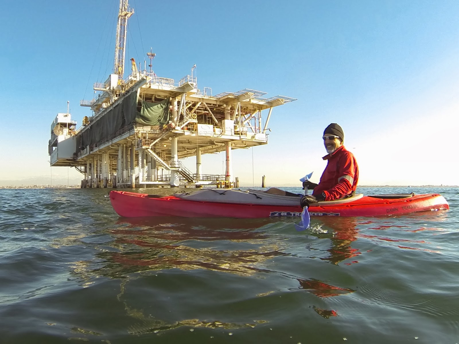 Tridiots: Oil Platform Esther Swim - February 1, 2014