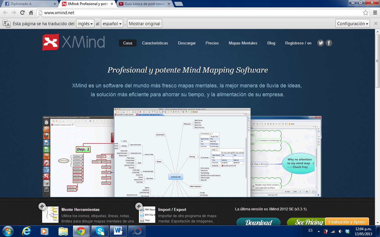 DiplomadoHD-Mitzuko: XMind: Profesional y potente Mind Mapping Software