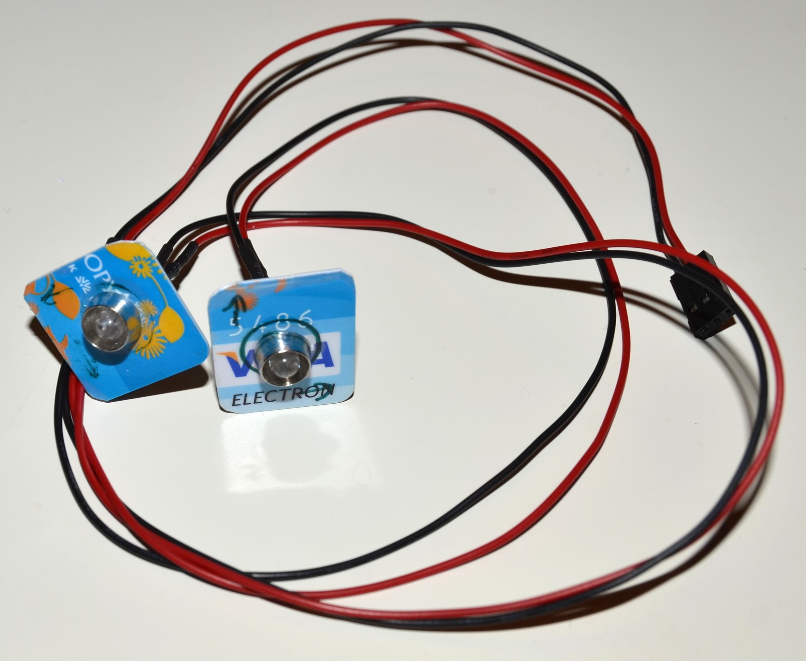 One Robot's Story: How to Build Own Robot: 13. Lighting up the Robot