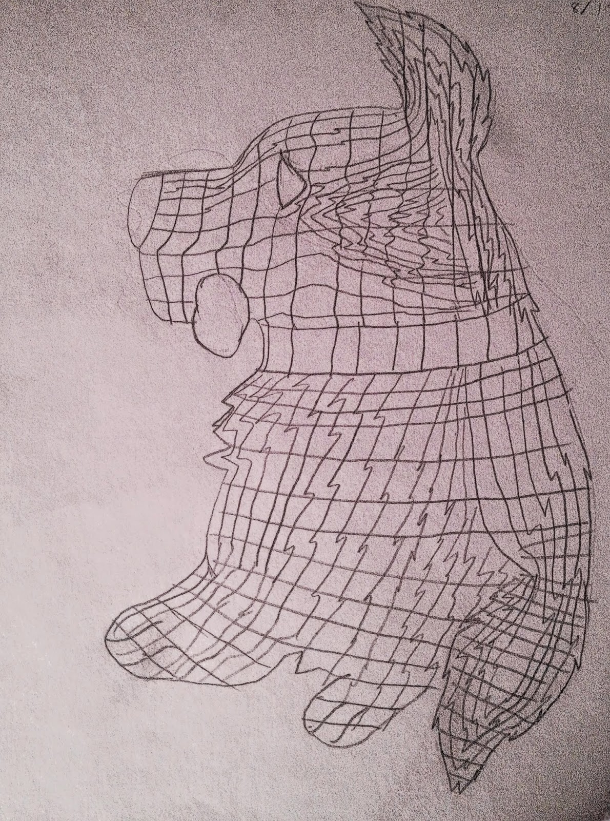 Melody's 2D Art Pieces: First 2D Art Pieces: Contour Line