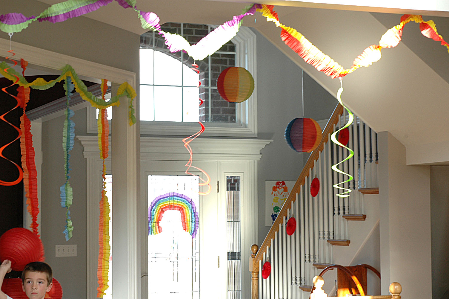 A busy lizzie life: Ruffled Rainbow Streamers