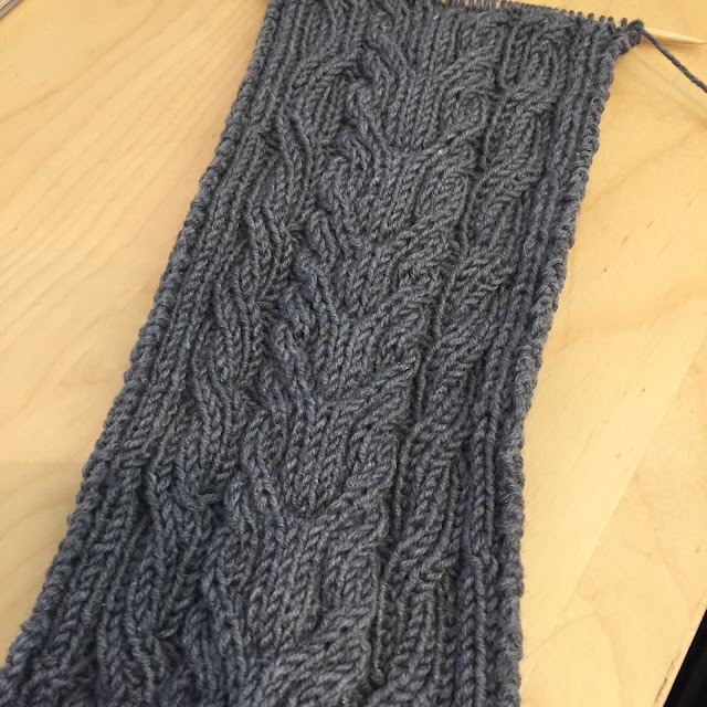 Follow me down the yellow knit road...: Stag Cable Pattern