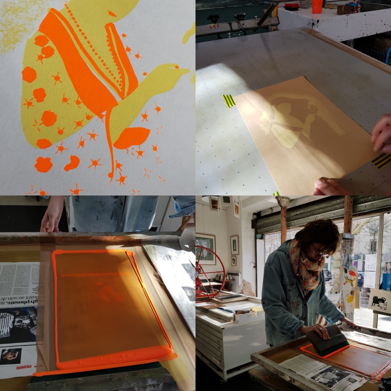 ATELIER de sérigraphie et gravure : • STAGES EN SÉRIGRAPHIE / Tarifs