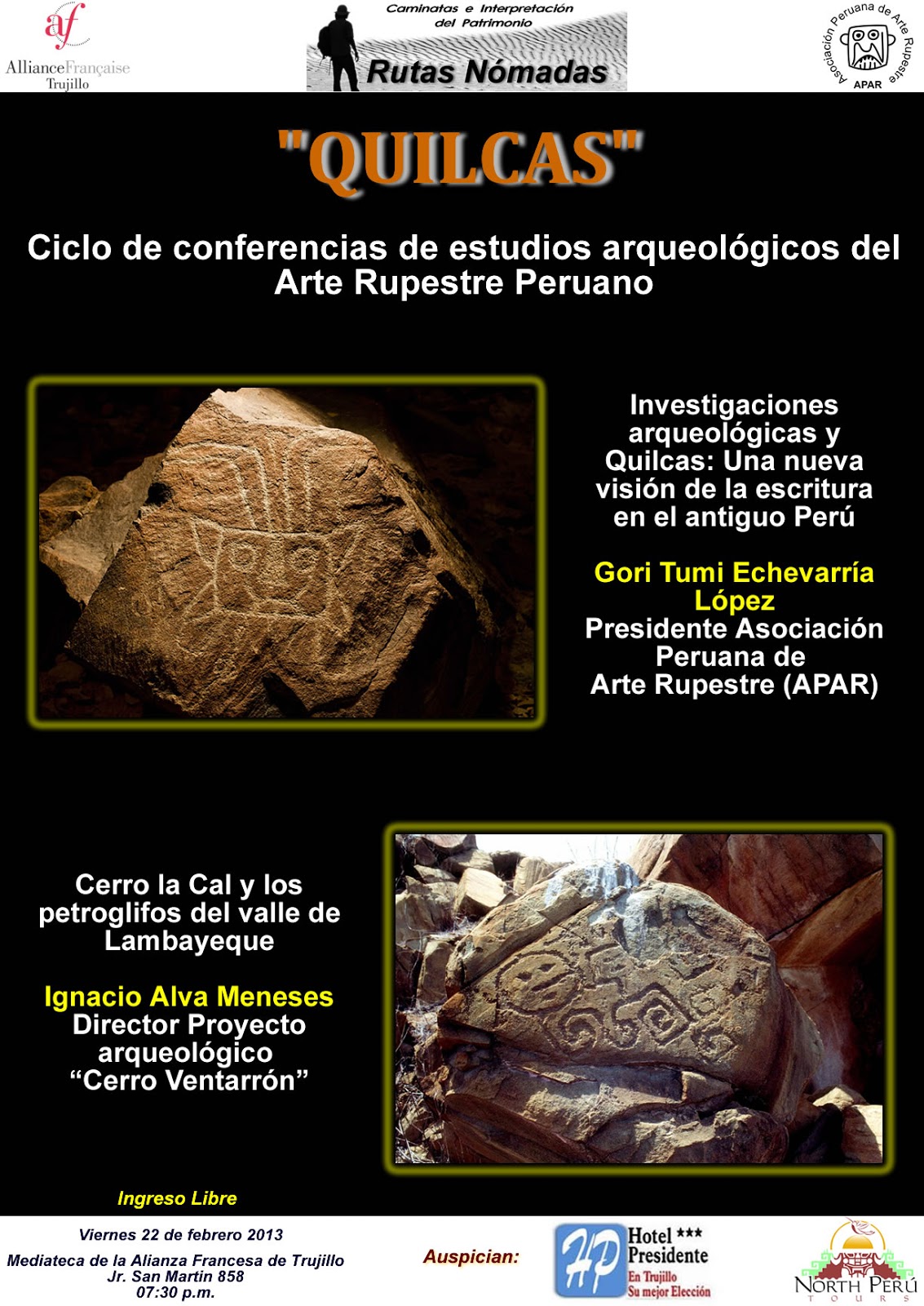 “QUILCAS” CICLO DE CONFERENCIAS DE ESTUDIOS ARQUEOLÓGICOS DEL ARTE ...