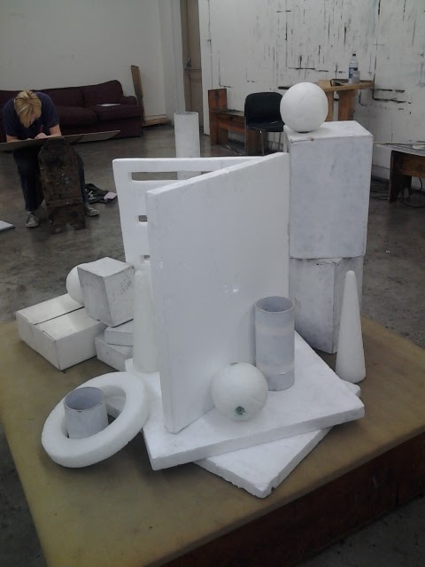 Basic Drawing 1: Still Life - Cubes, Spheres, Cones, and Cylinders