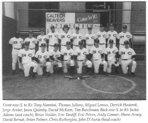 Baseball Nuggets: Caltech teams of the 2000s