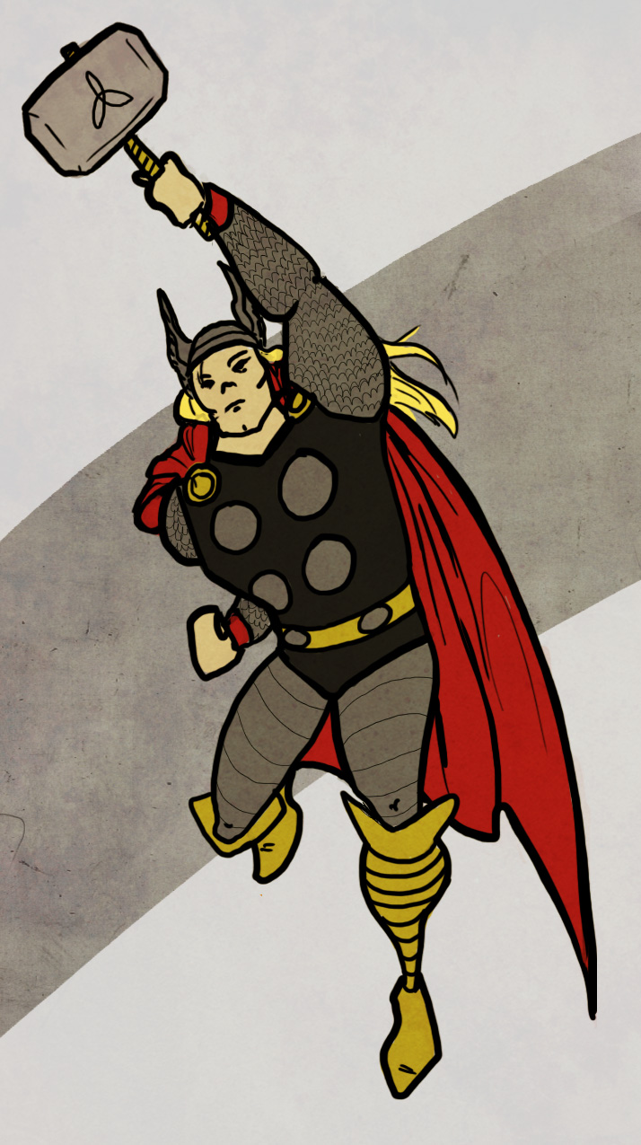 Britta's doodle blog: THOR!
