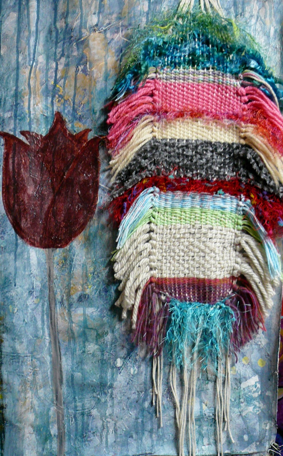 Moxie Blue: Learning Saori Weaving...