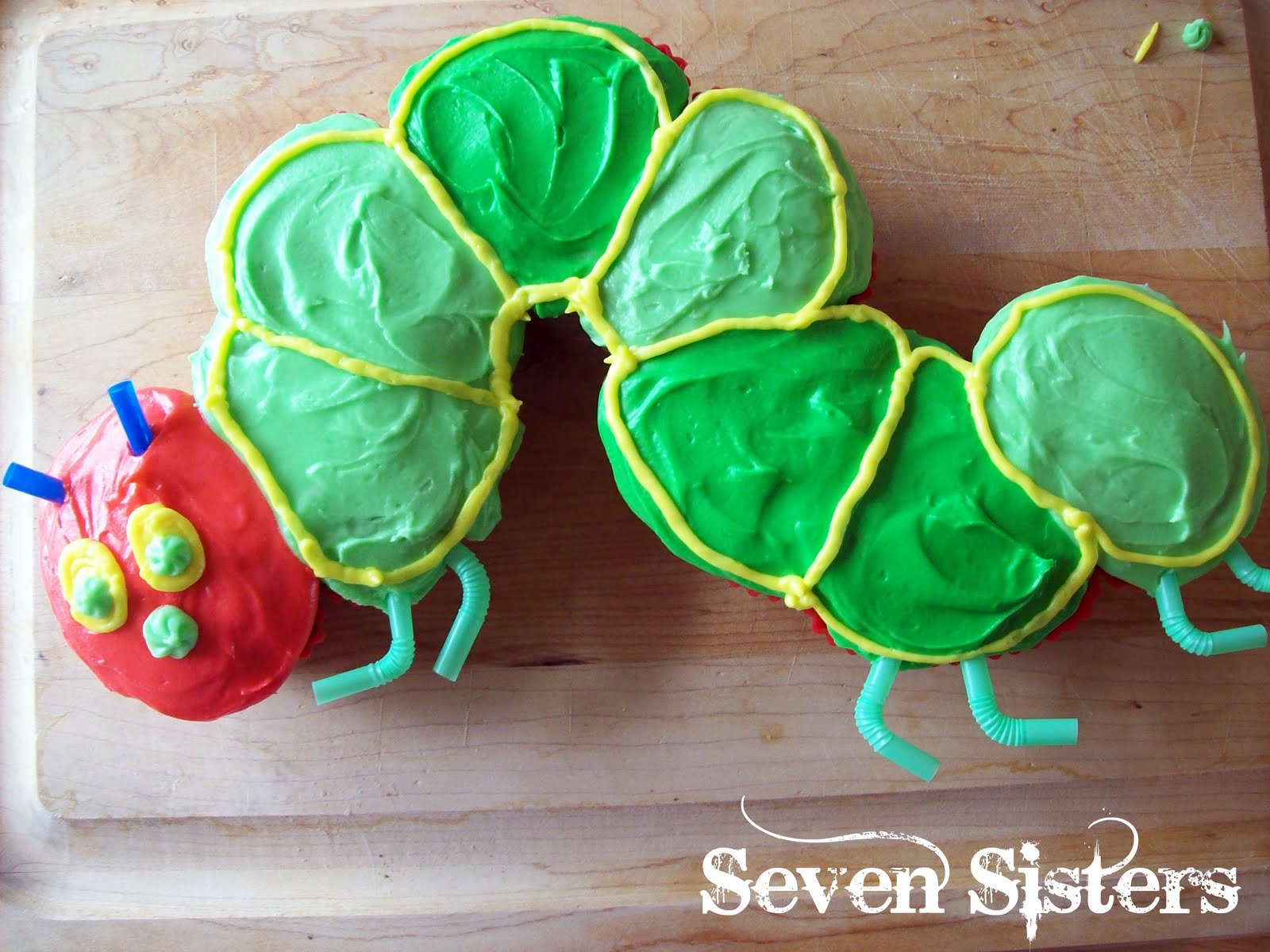 Seven Sisters: How to make a Hungry Hungry Caterpillar Cake...