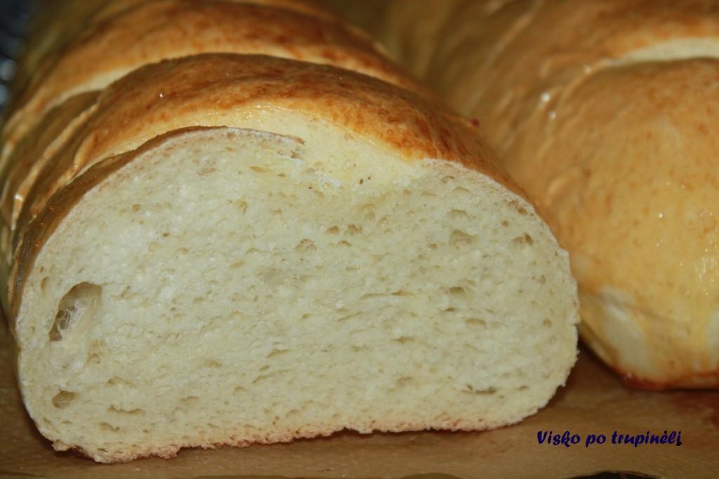 Visko po trupinėlį: Batonas naminis